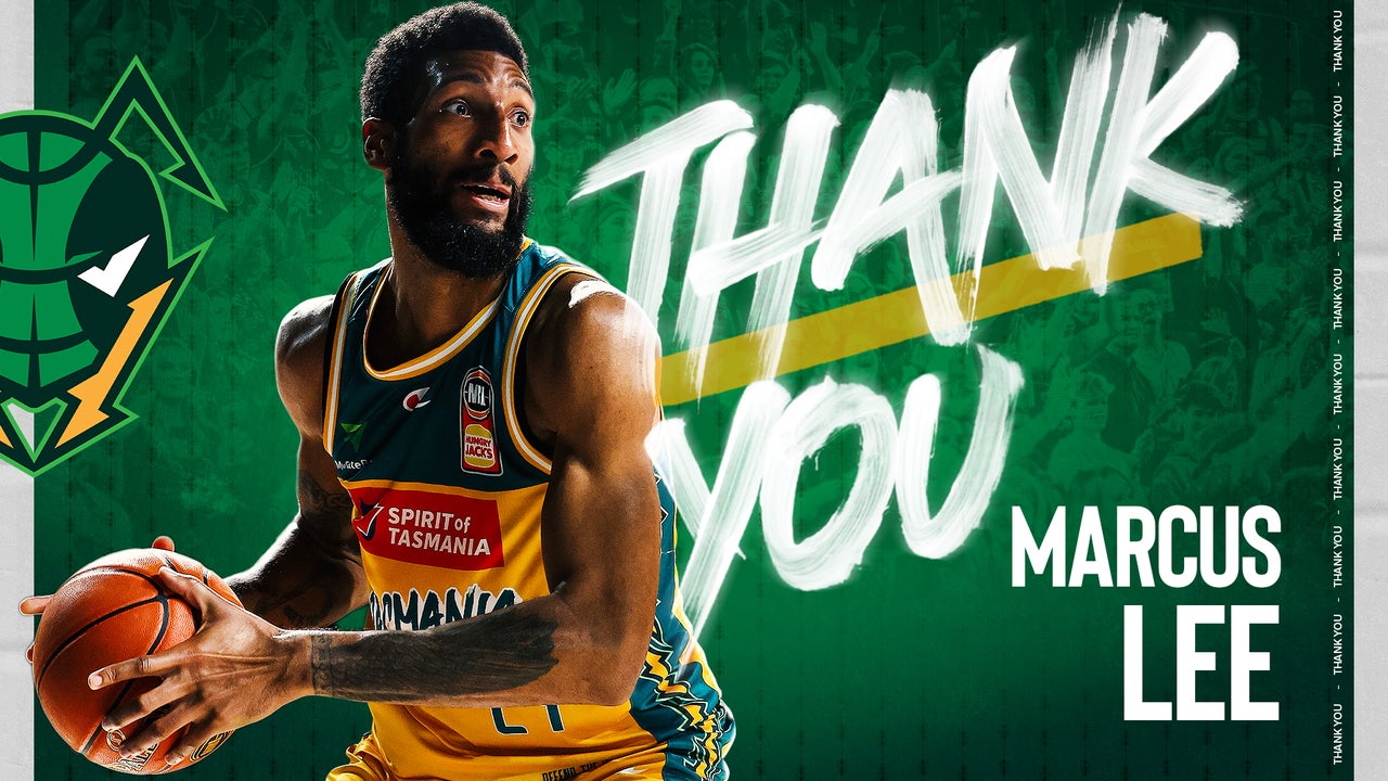 Tasmania JackJumpers thank Marcus Lee