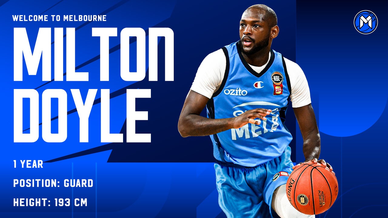 Championship winning, All-NBL import Milton Doyle signs with United