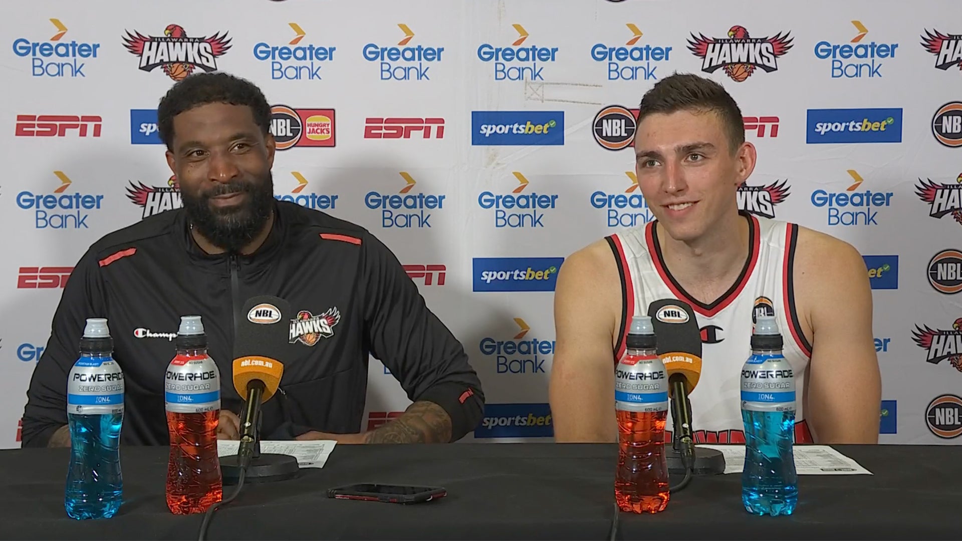 Justin Tatum & Mason Peatling Press Conference vs Perth Wildcats