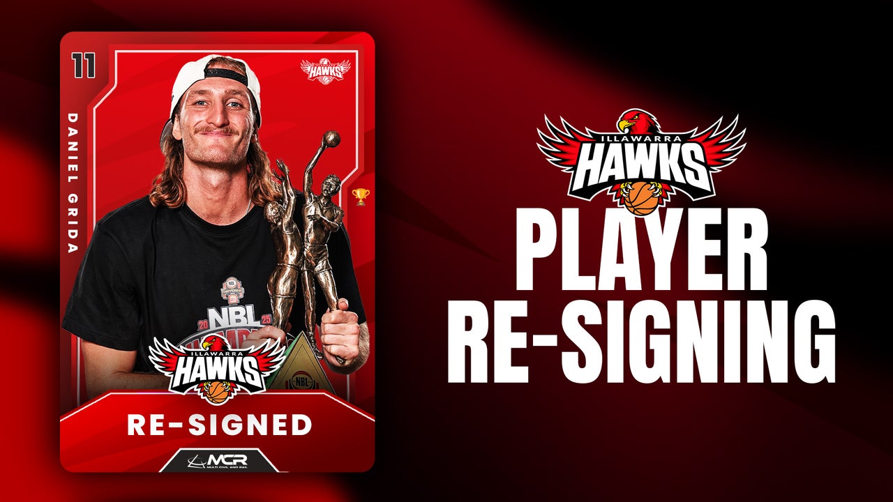 Illawarra Hawks are excited to announce the re-signing of Dan Grida on ...