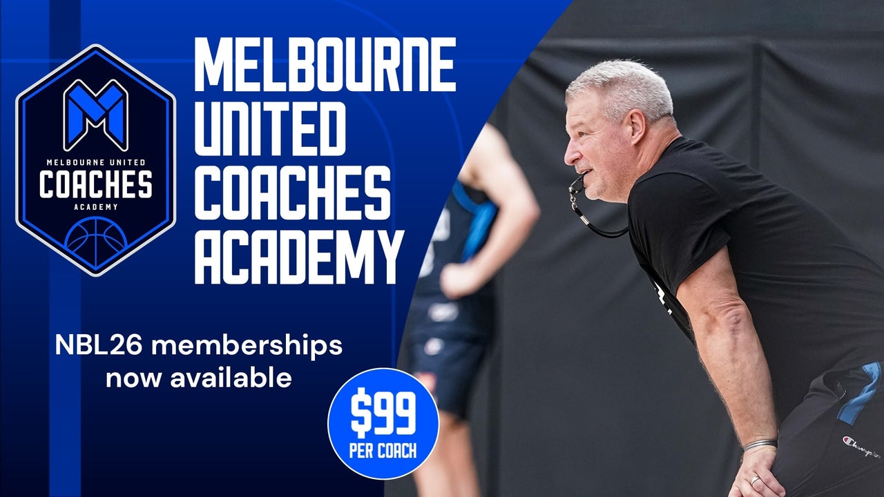 Melbourne United Coaches Academy memberships on sale now