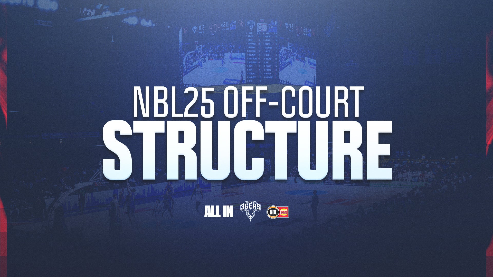 Off-court structure locked away for NBL25