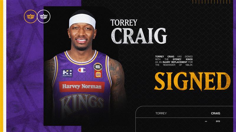 A newly crowned King: Torrey Craig signs with Sydney