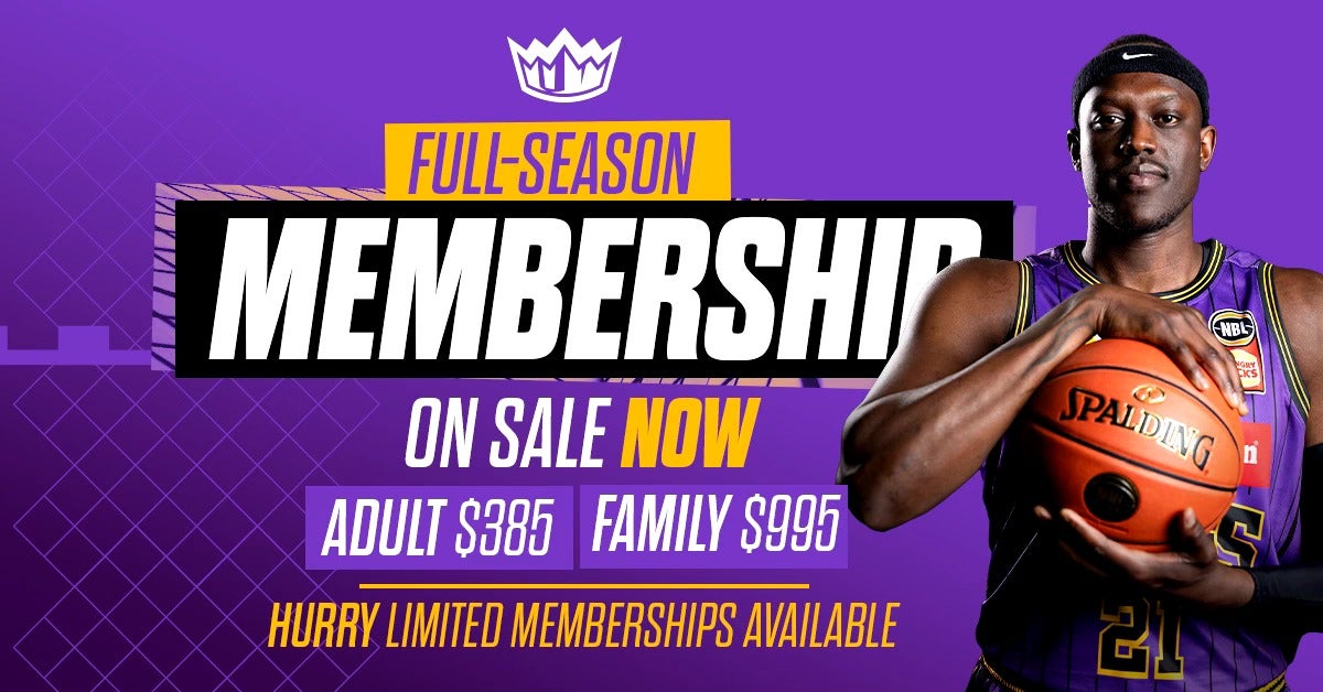 Kings' NBL25 full-season memberships on sale now