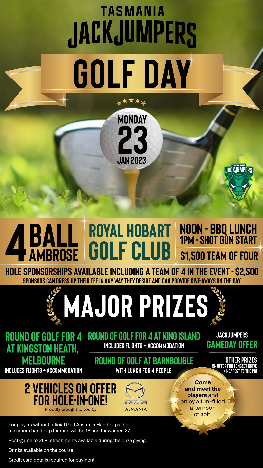 JackJumpers Golf Day