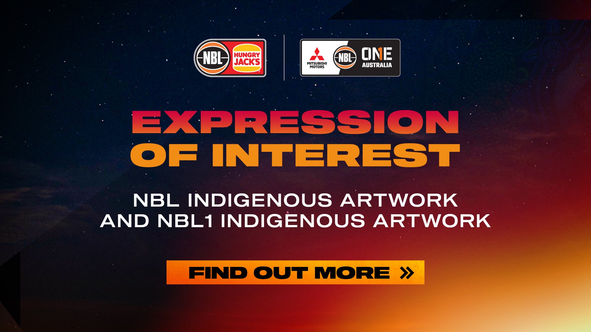 NBL & NBL1 Indigenous artwork applications