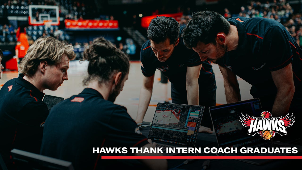 Hawks Thank Intern Coach Graduates