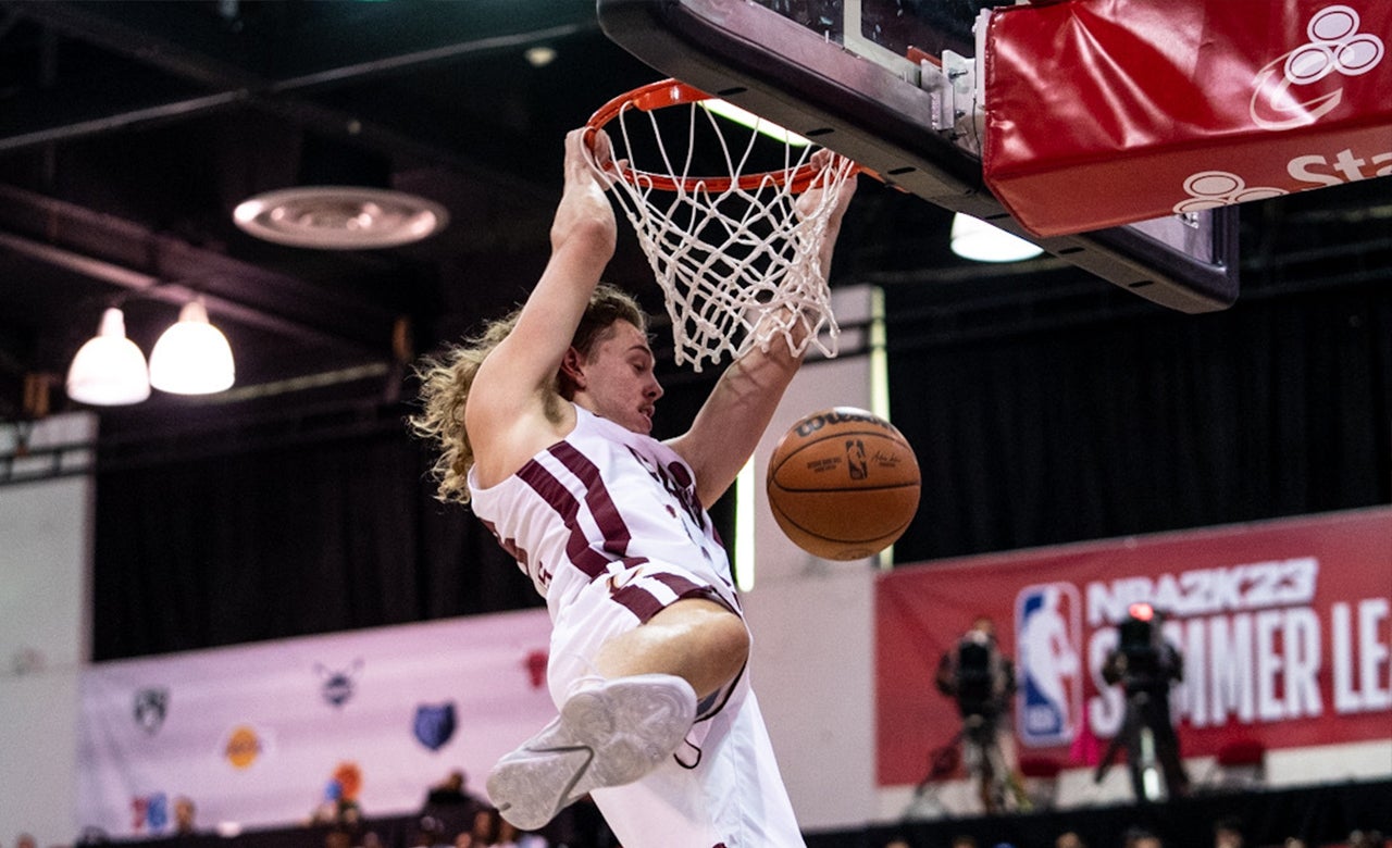 Luke Travers made his mark at NBA Summer League