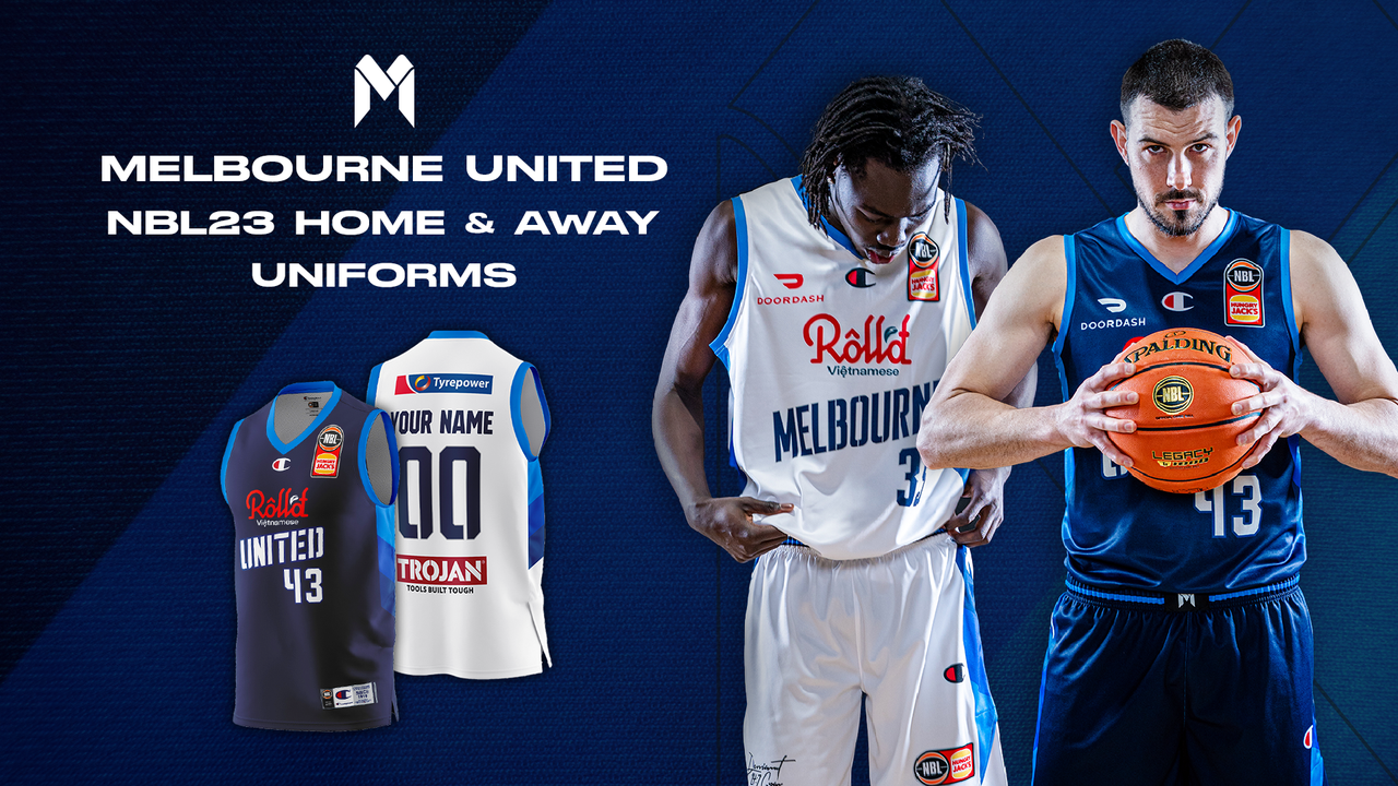 Melbourne United unveil NBL23 home and away uniforms